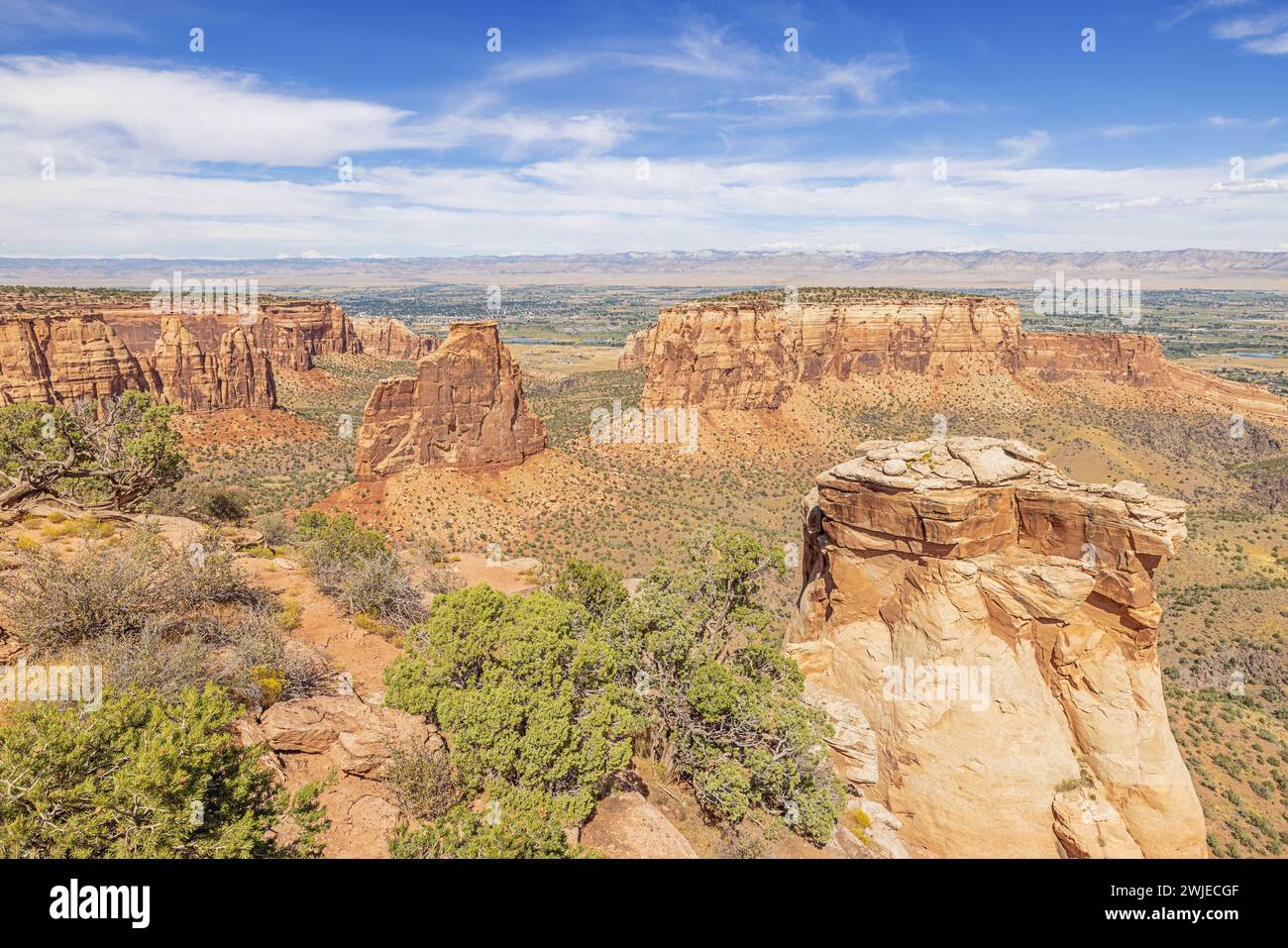 Independence Monument and Fruita in the background, seen from Grand ...