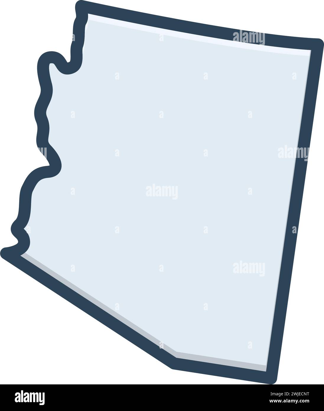 Icon for arizona,map Stock Vector Image & Art - Alamy