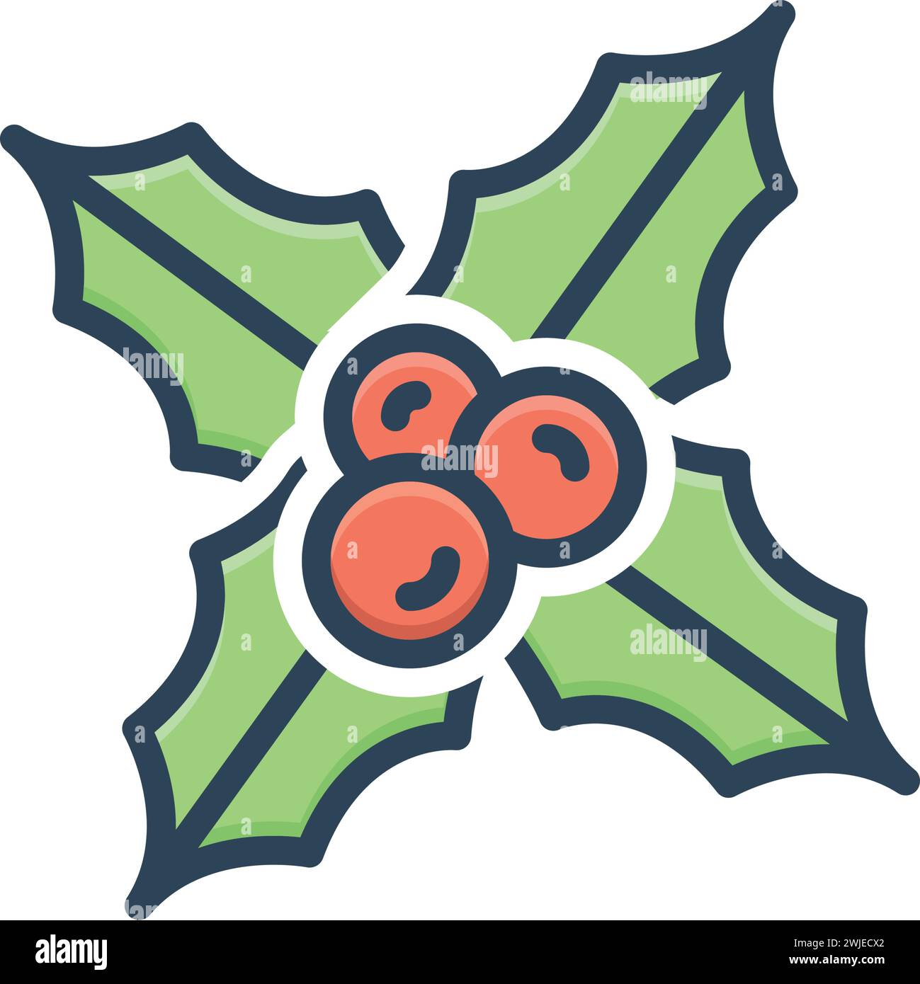 Flowering holly Stock Vector Images - Alamy