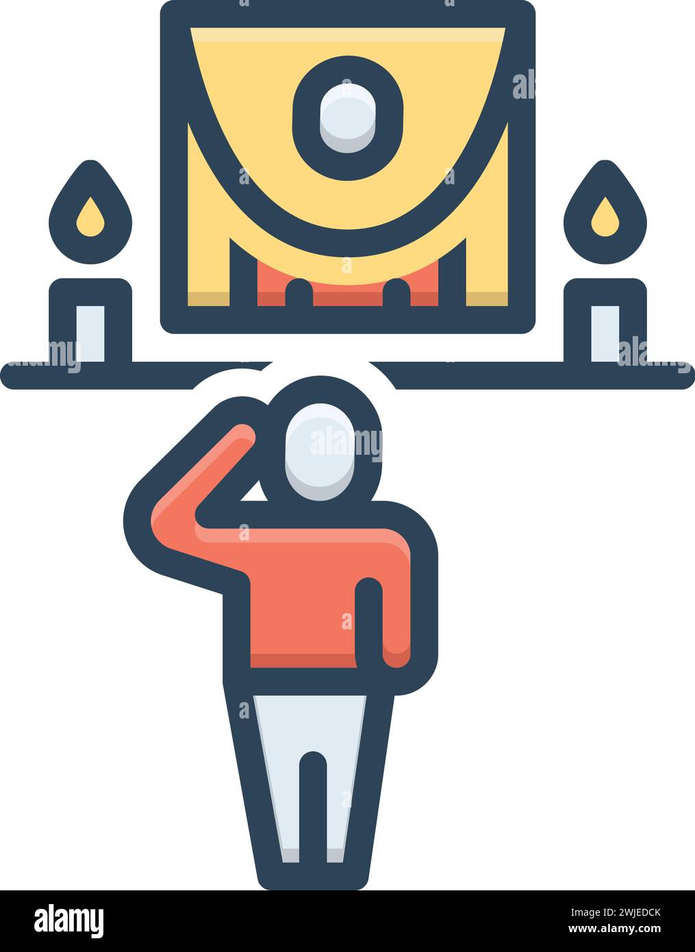 Sign memorial tribute Stock Vector Images - Alamy