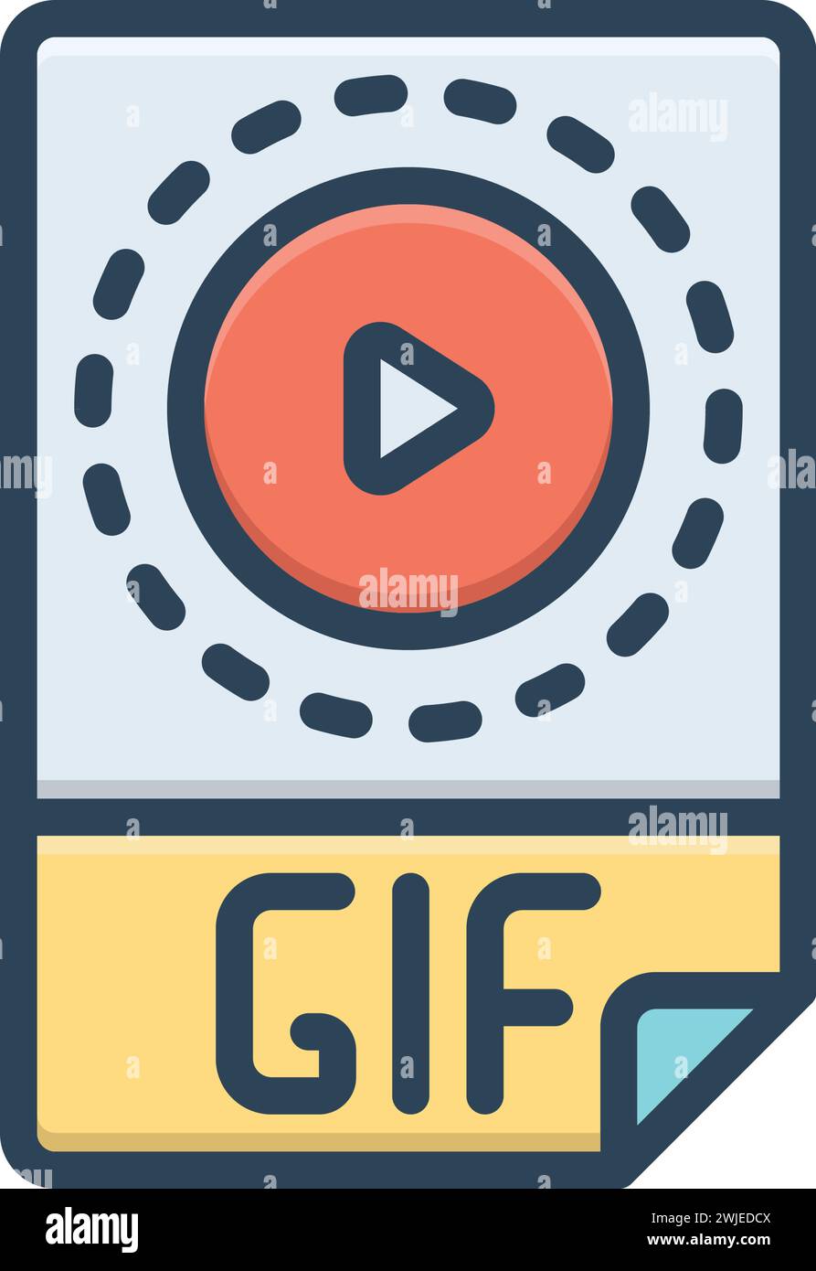 Icon for gif,file Stock Vector Image & Art - Alamy