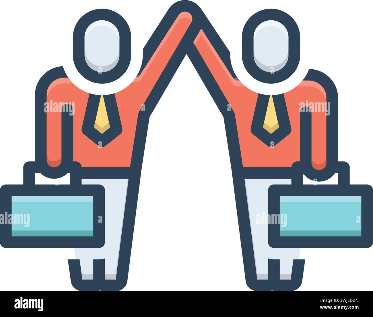 Partnerships vector vectors hi-res stock photography and images - Alamy