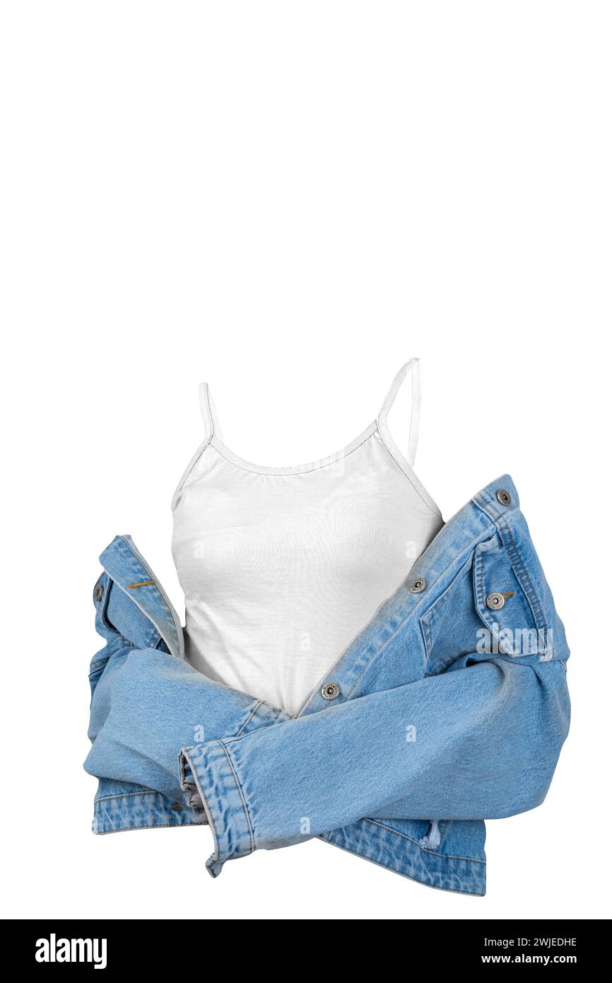 White woman man wearing Cut Out Stock Images & Pictures - Alamy