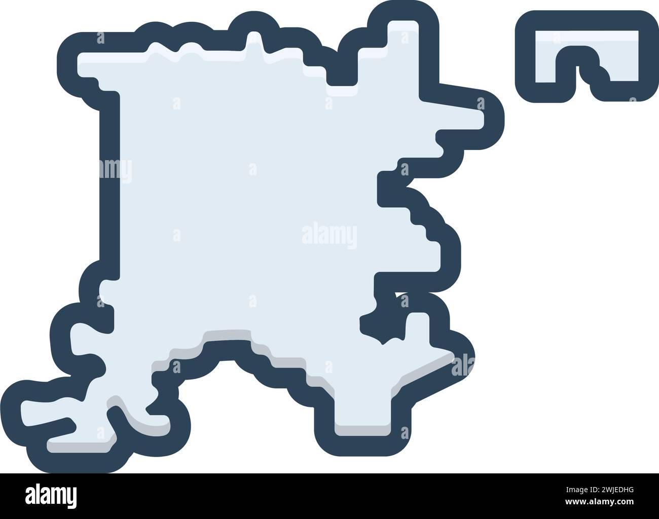 Denver map hi-res stock photography and images - Alamy