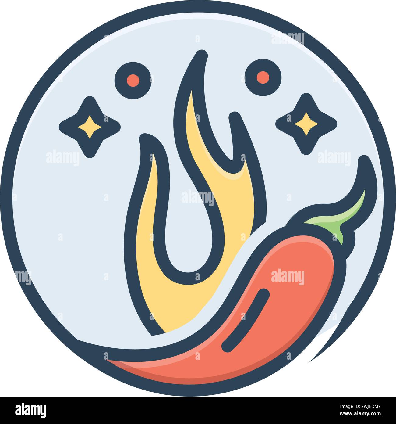 Mild chilli Stock Vector Images - Alamy