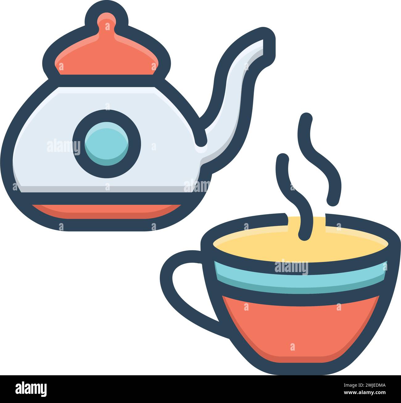 Tea caddy Stock Vector Images - Alamy