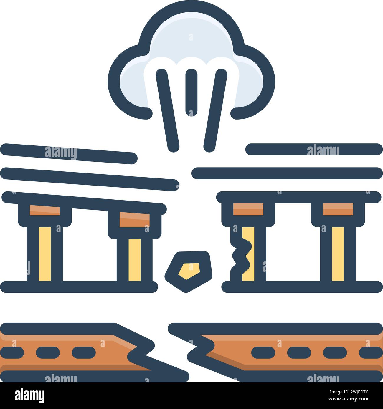 Icon for destruction,demolition Stock Vector Image & Art - Alamy