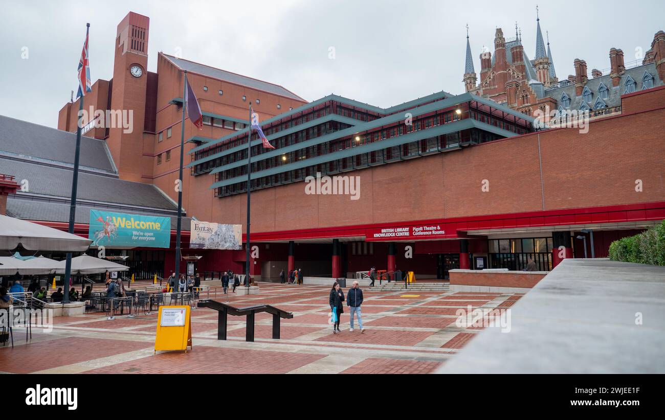 A general view of the British Library in London Stock Photo - Alamy