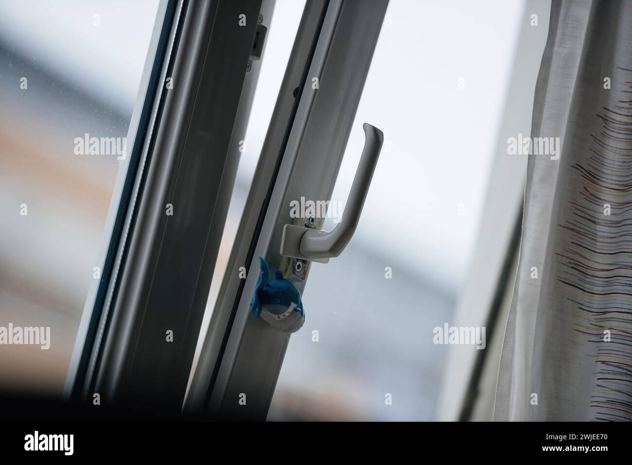 Metal door handle mechanism on window hi-res stock photography and ...