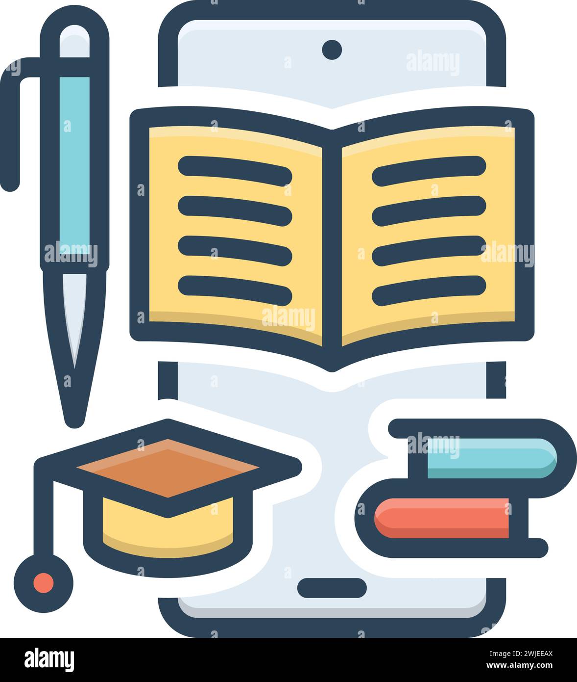 Icon for educational,academic Stock Vector Image & Art - Alamy