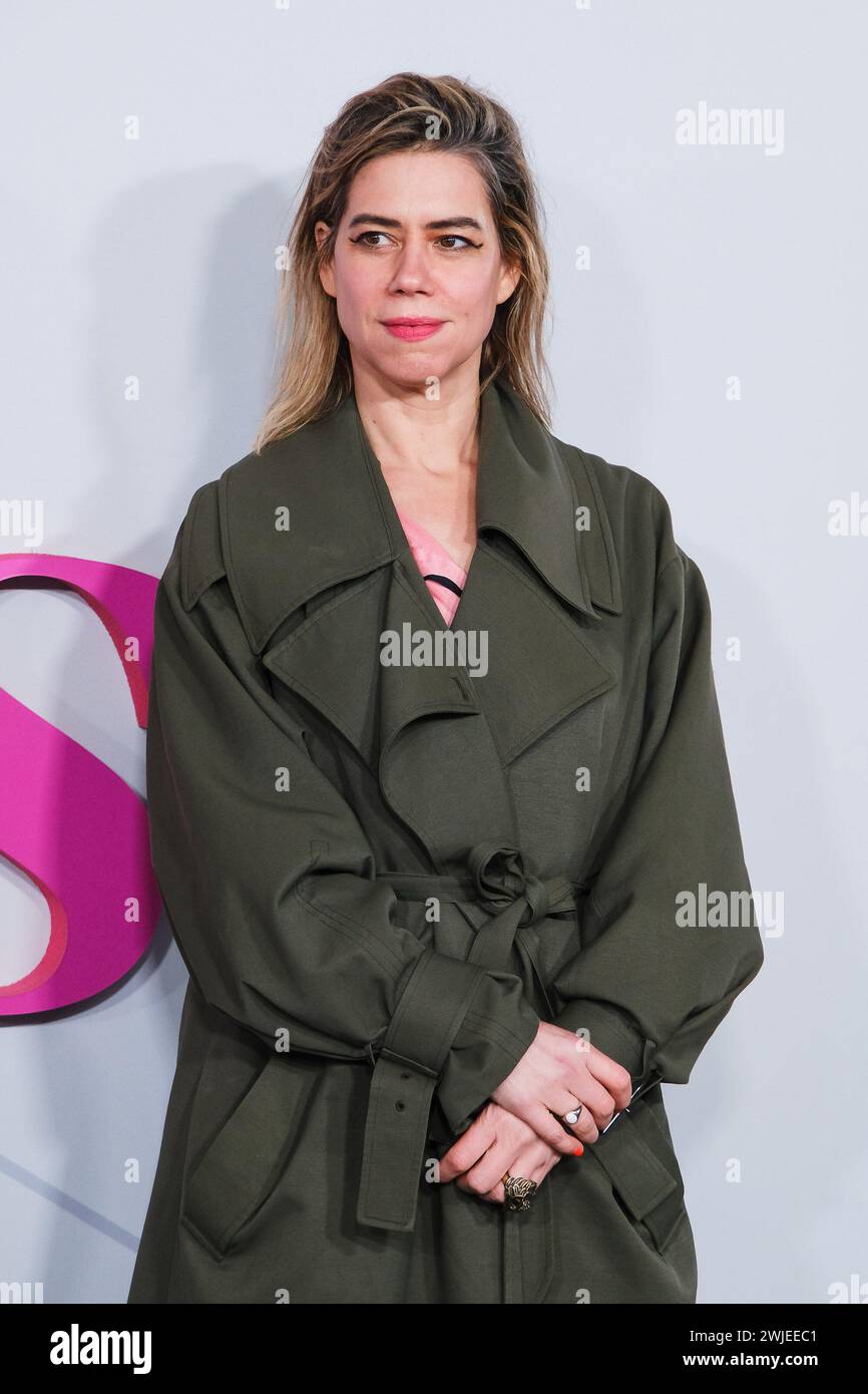 Lou Sanders photographed at the European premiere of Wicked Little ...