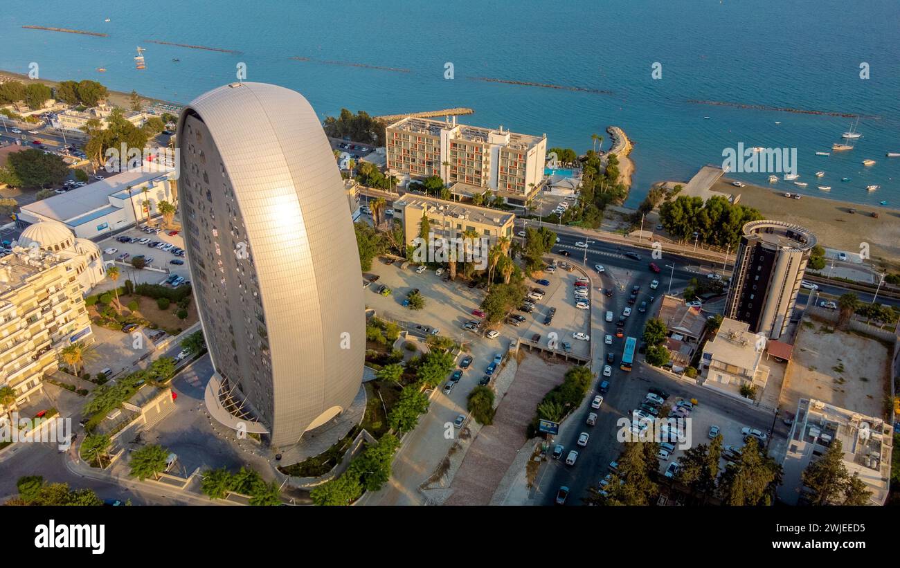 An aerial view of the Oval in Limassol, Cyprus Stock Photo - Alamy