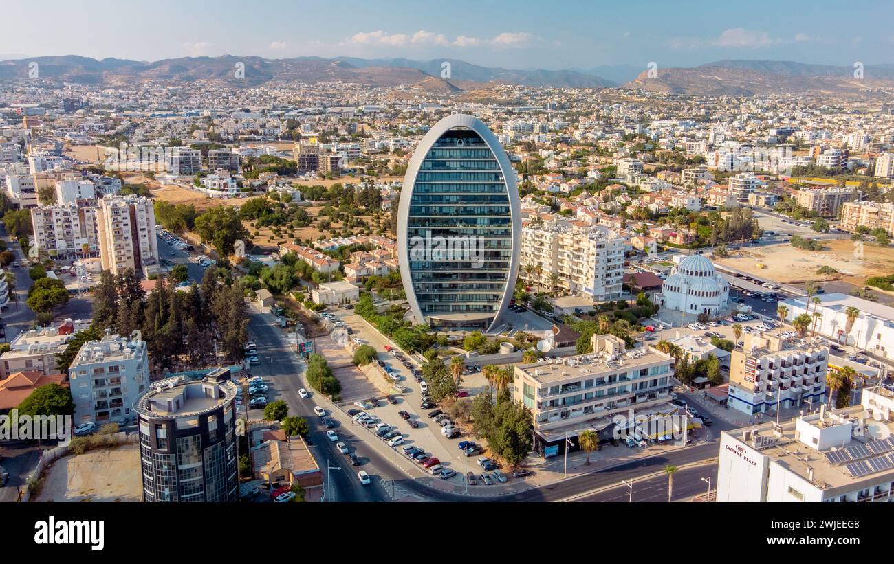 The cityscape of Limassol with the Oval. Cyprus Stock Photo - Alamy