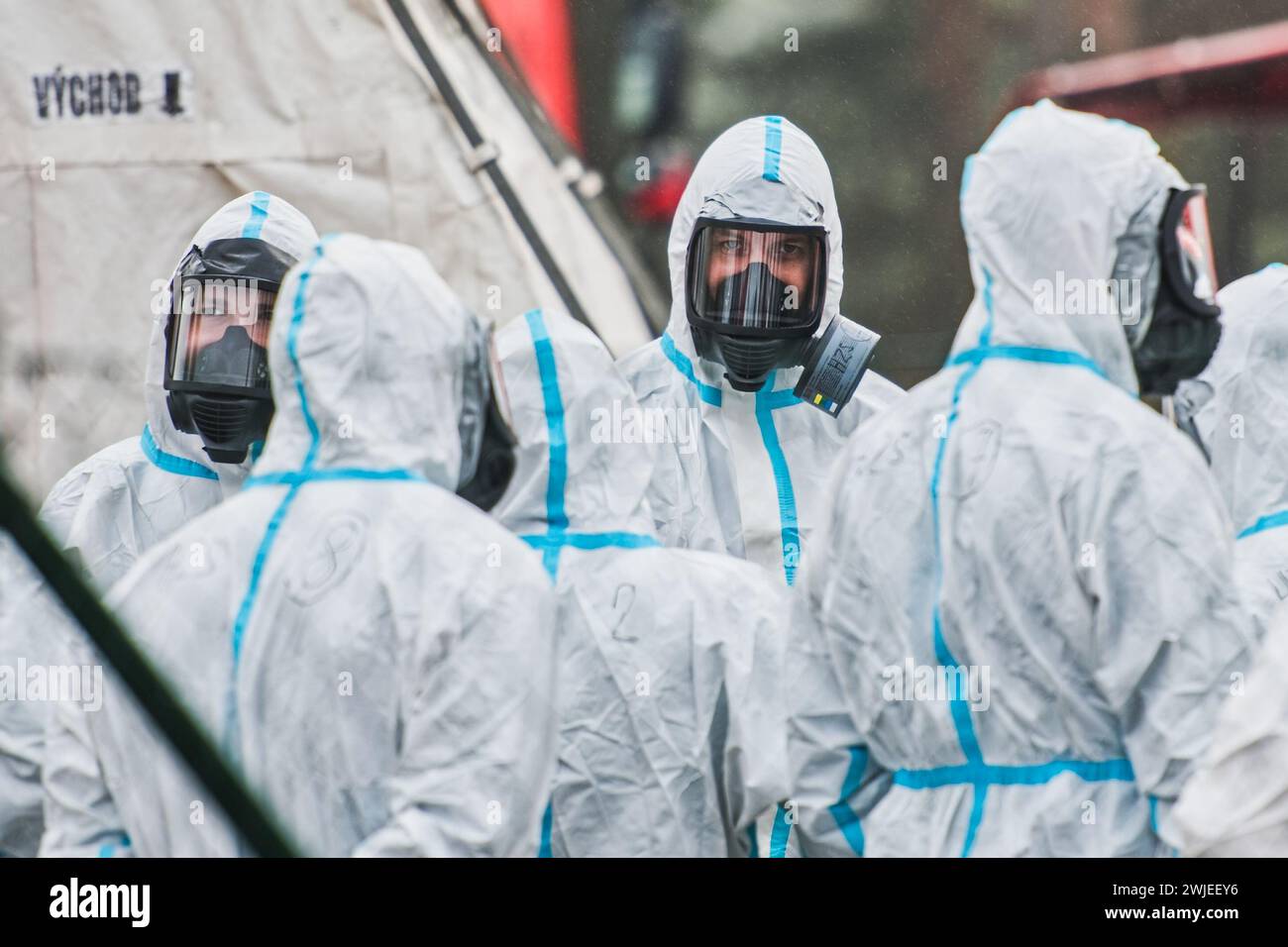 Vanec, Czech Republic. 15th Feb, 2024. The culling of 11,500 laying ...