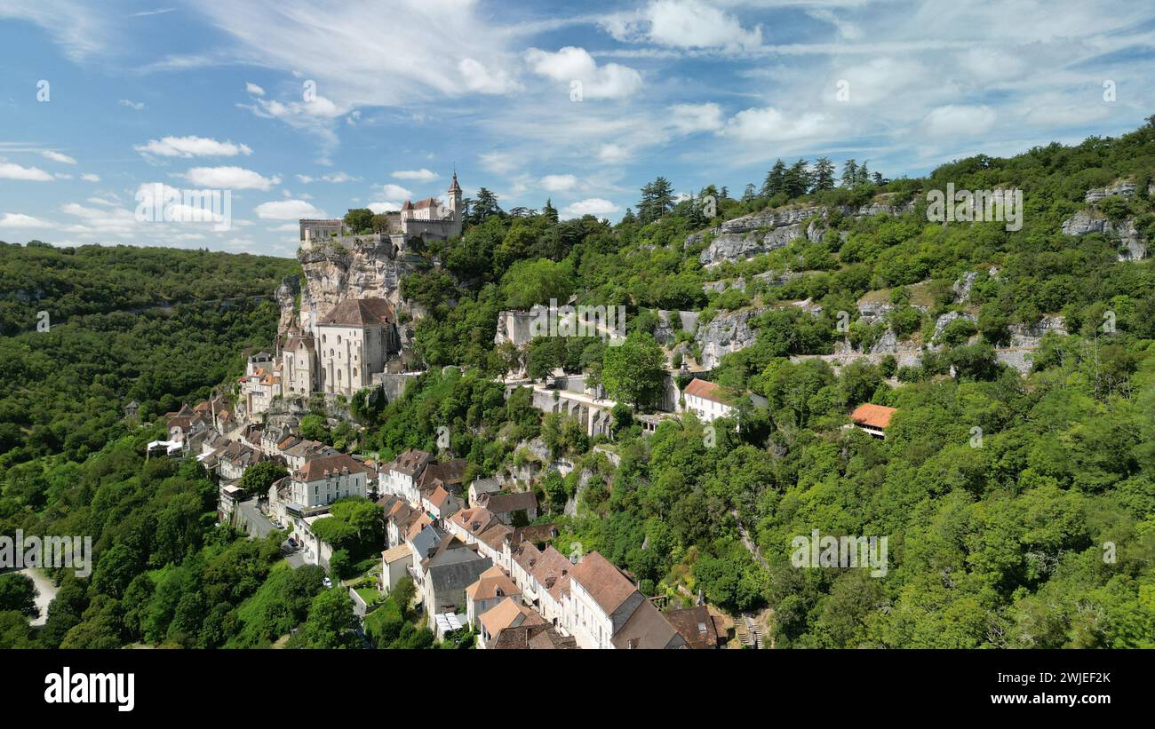 Rocamadour (south-western France): overview of the medieval village in ...