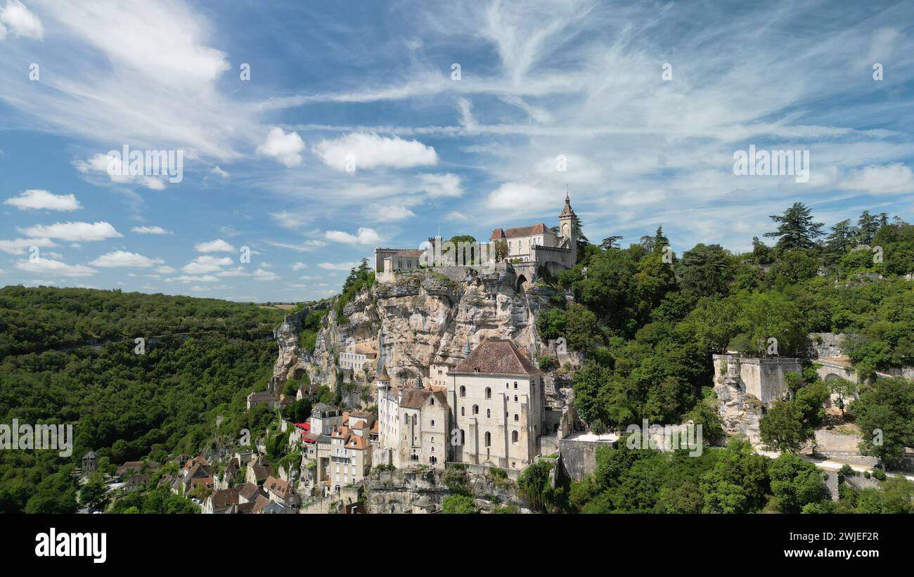 Rocamadour (south-western France): overview of the medieval village in ...