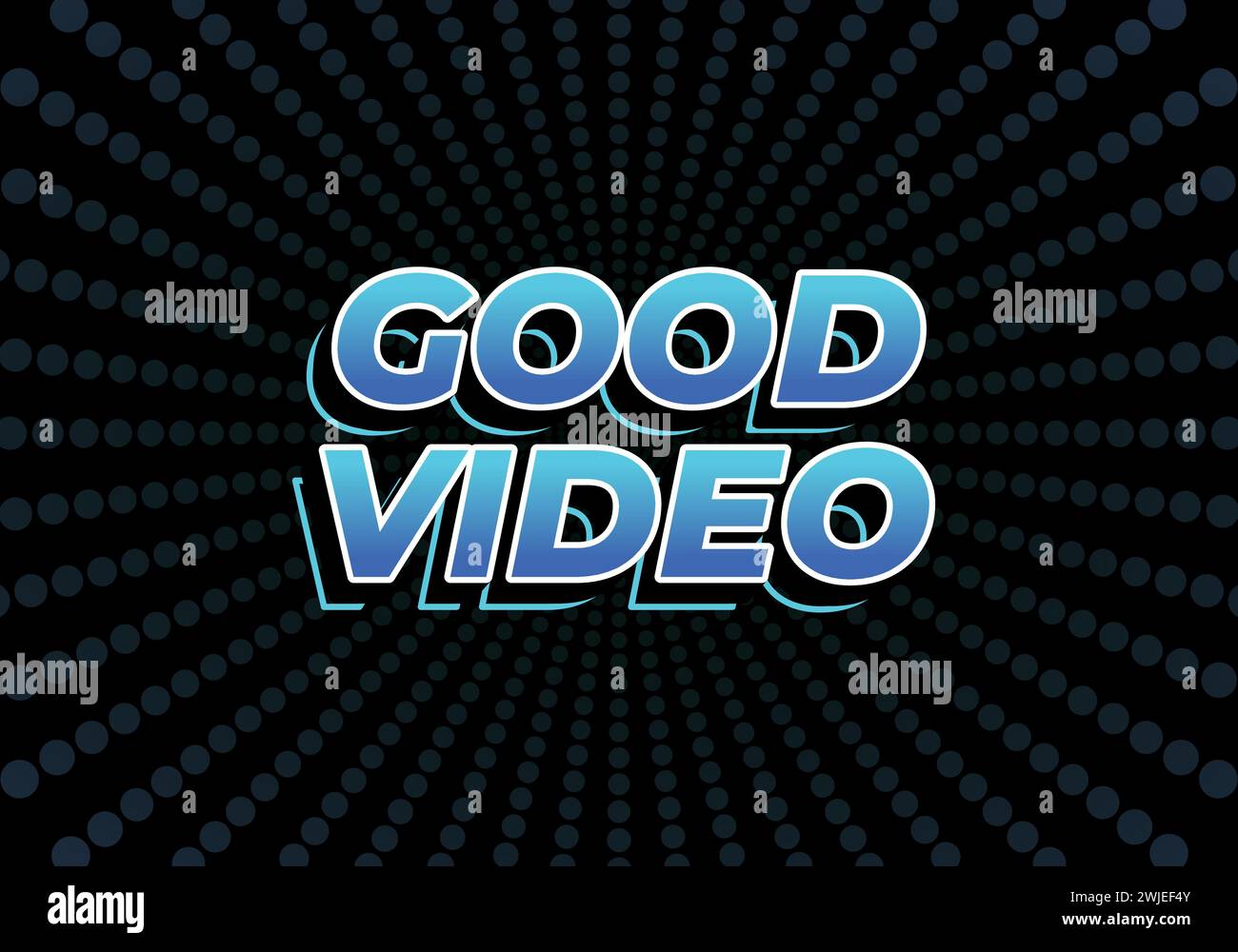 Good video. Text effect design in eye catching color with 3D look ...
