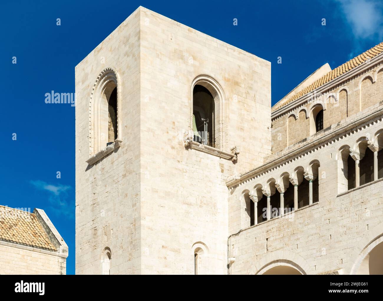 The Militia Tower of the Basilica of Saint Nicholas (Basilica di San ...