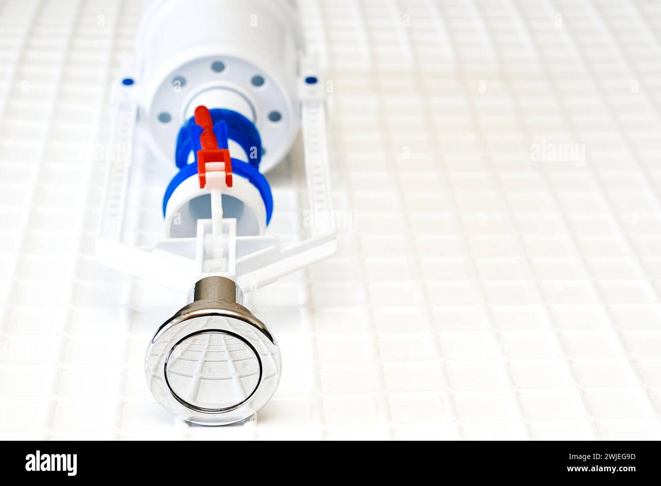 Plumbing. Flexible metal steel faucet hoses, flush mechanism, siphon ...