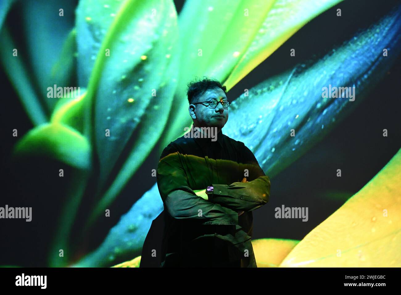 Serpentine North, London, UK. 15th Feb, 2024. (photograph of the artist ...