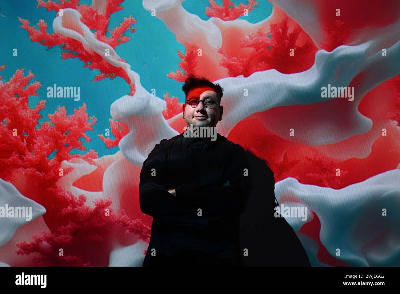 Serpentine North, London, UK. 15th Feb, 2024. (photograph of the artist ...