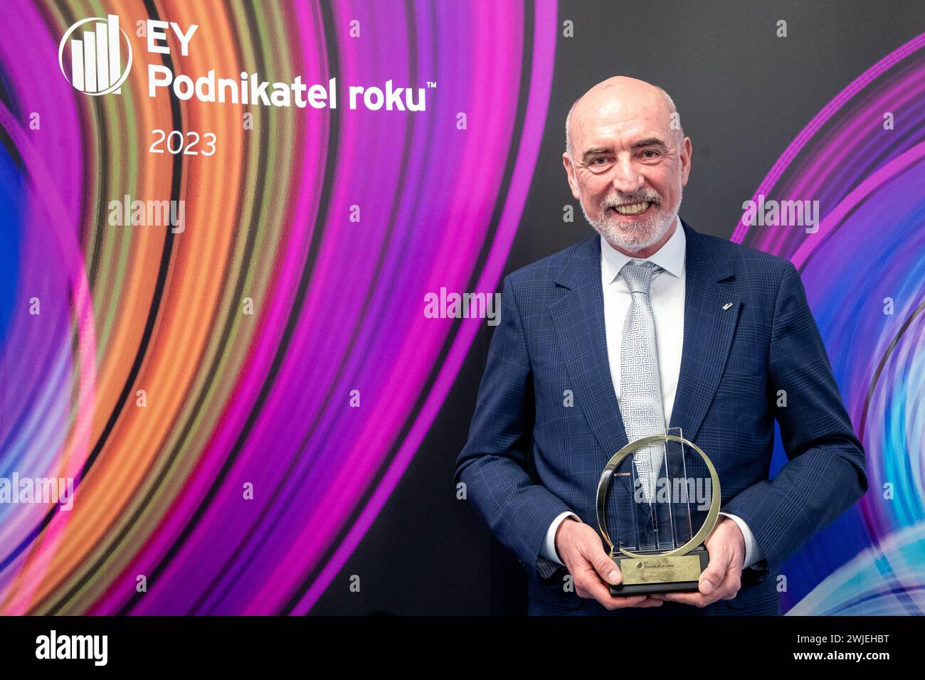 Ostrava, Czech Republic. 14th Feb, 2024. Jan Hasik of company HSF ...