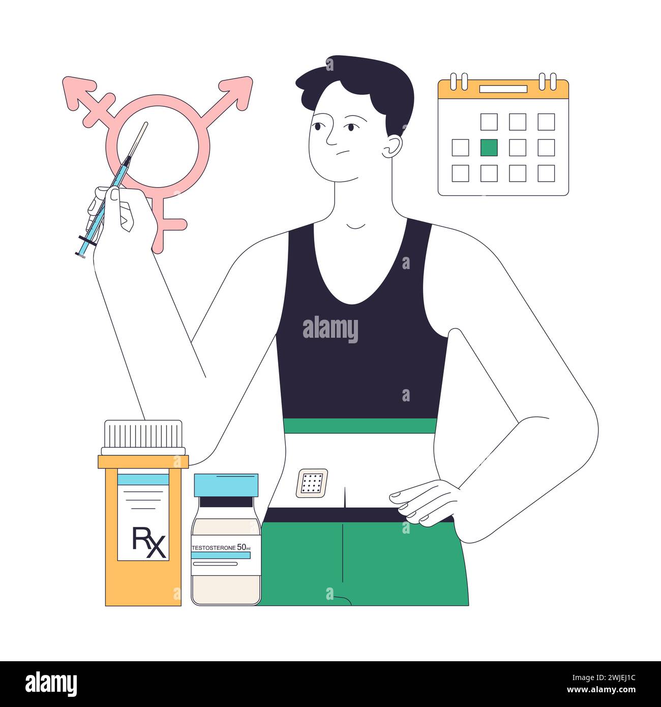 Gender transition hormonal therapy. Lifelong hormone treatments for ...