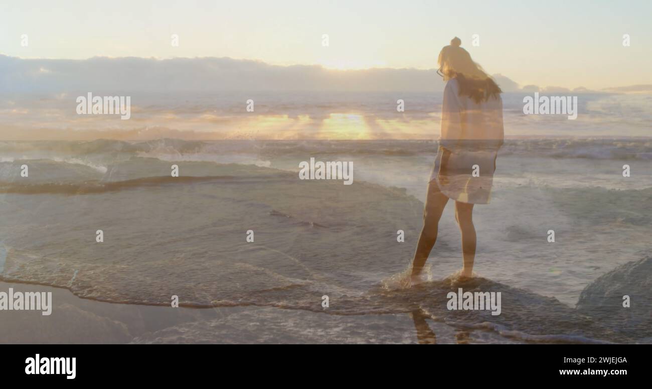 Sunbeam on woman feet hi-res stock photography and images - Alamy