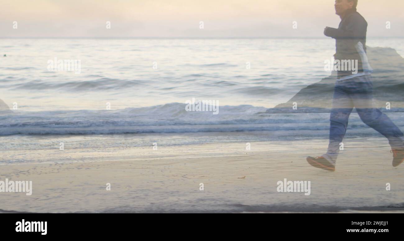 Ocean view waves splashing beach hi-res stock photography and images ...