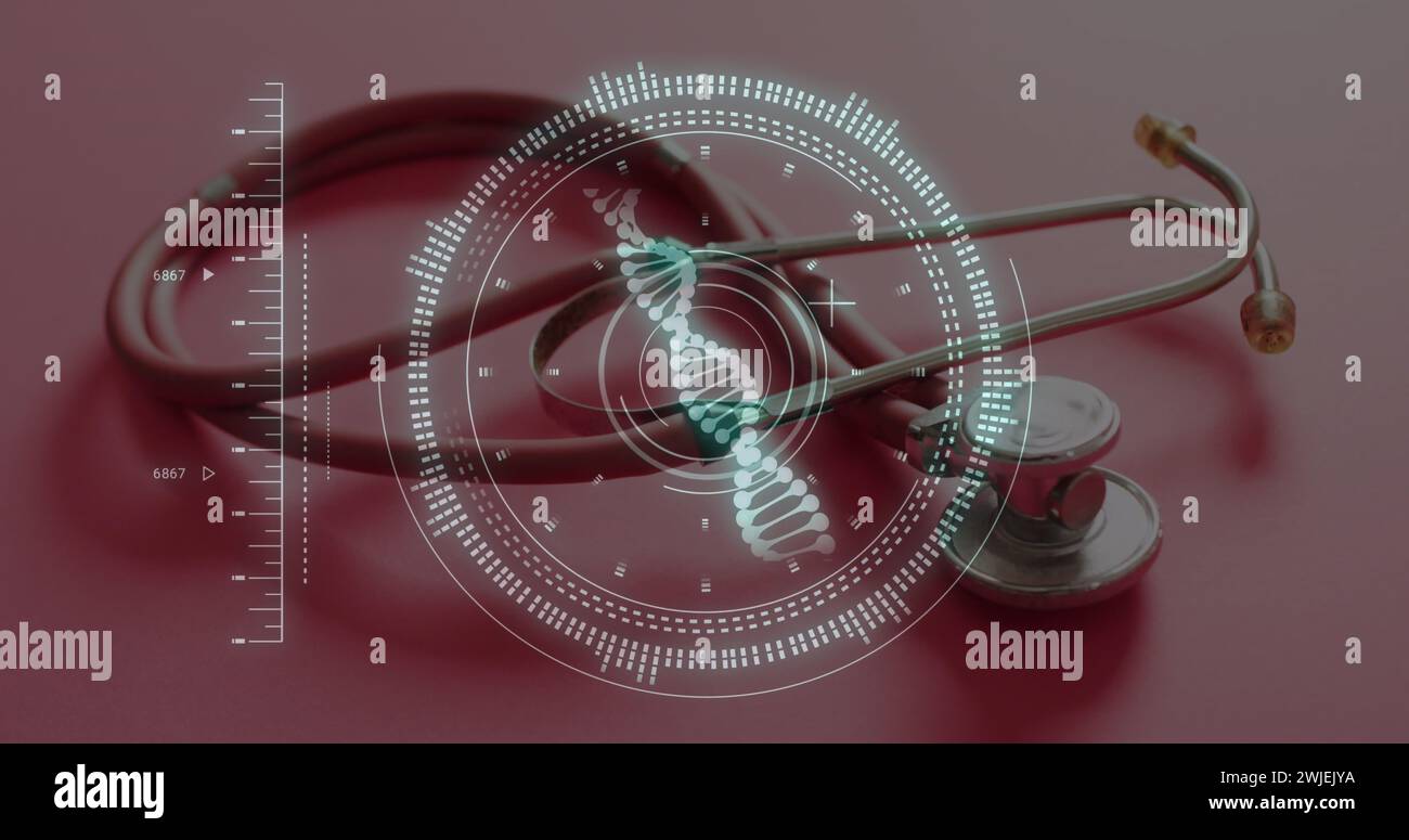 Stethoscope microscope laboratory background hi-res stock photography ...