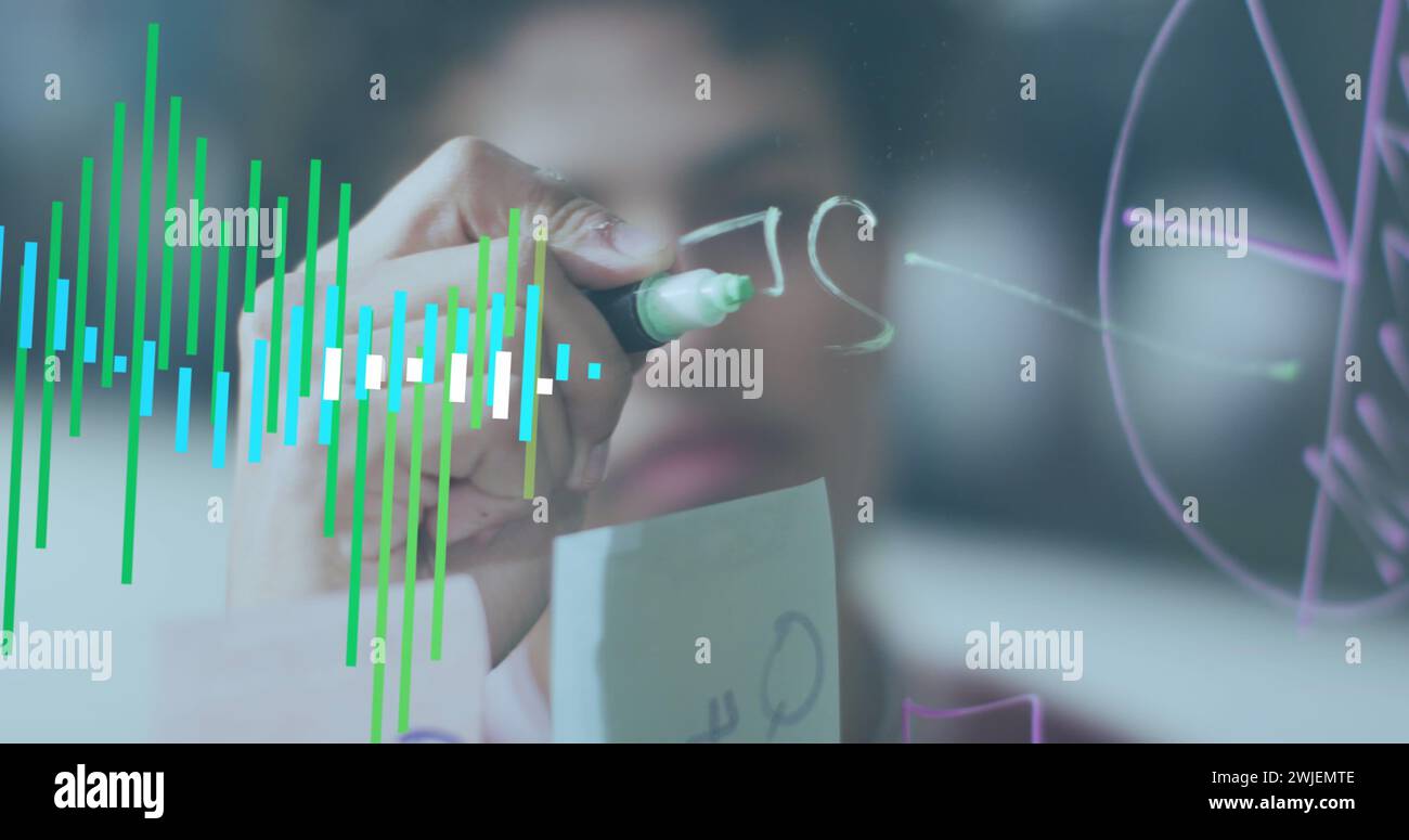 Image data processing wall hi-res stock photography and images - Alamy