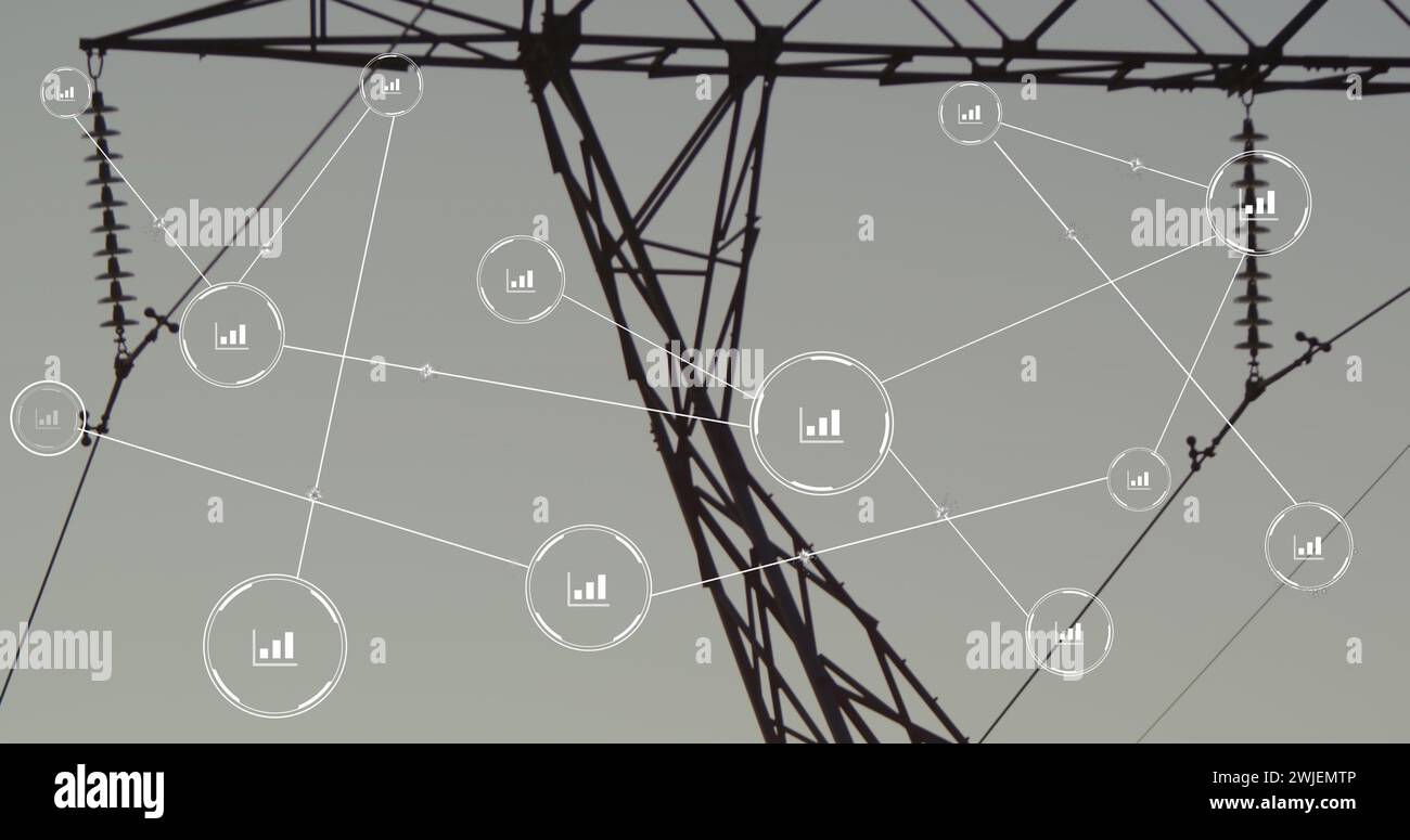 Pylon network hi-res stock photography and images - Alamy