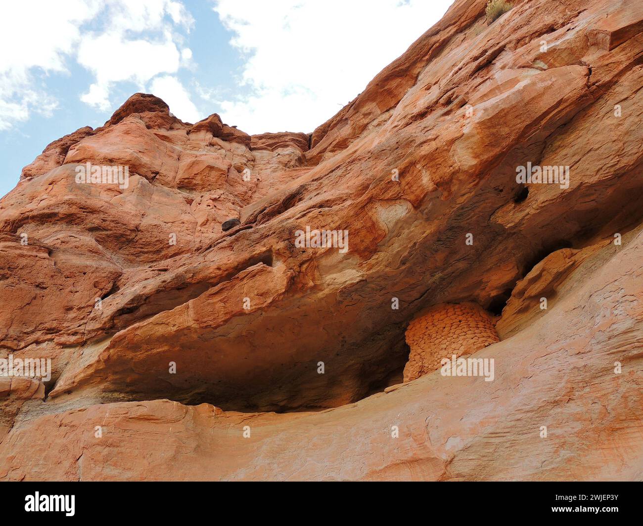 the ruins of an ancient Native American granary in capitol reef ...