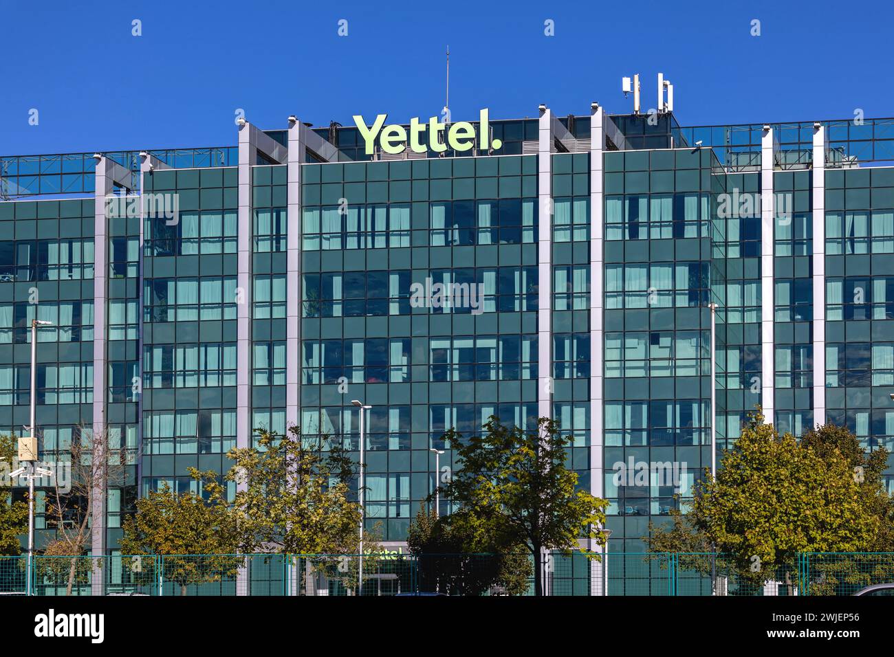 Belgrade, Serbia - November 05, 2023: Big Logo Sign Yettel Mobile ...