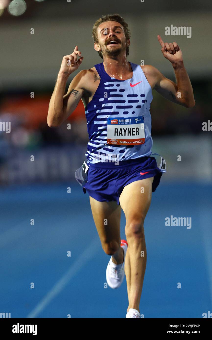Melbourne, Australia. 15th Feb, 2024. Jack Rayner of Australia wins the ...