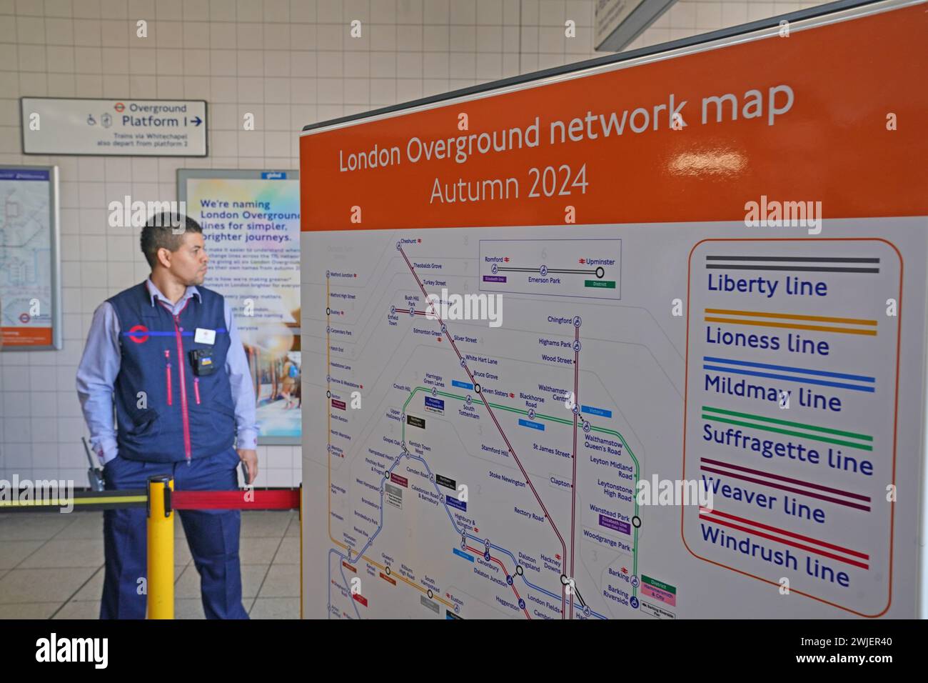 A new London Overground network map which was unveiled by Mayor of ...