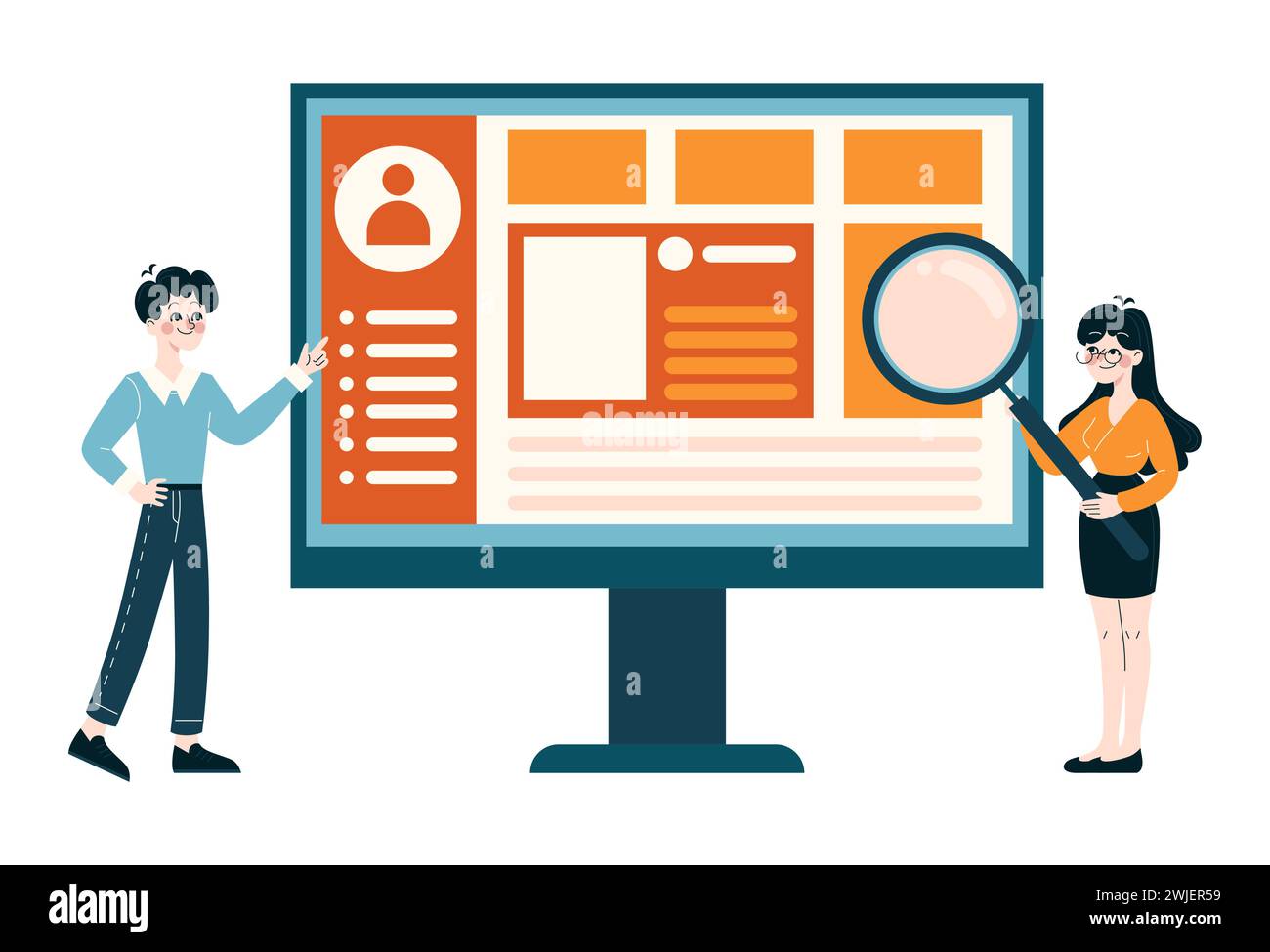 Business People concept. Team analyzing data for insights and ...