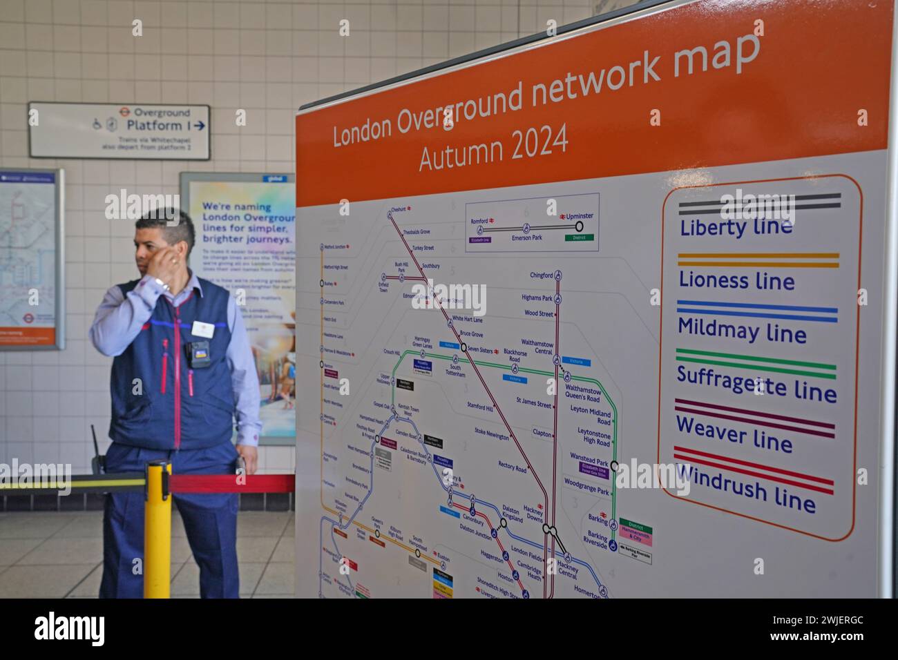 A new London Overground network map which was unveiled by Mayor of ...