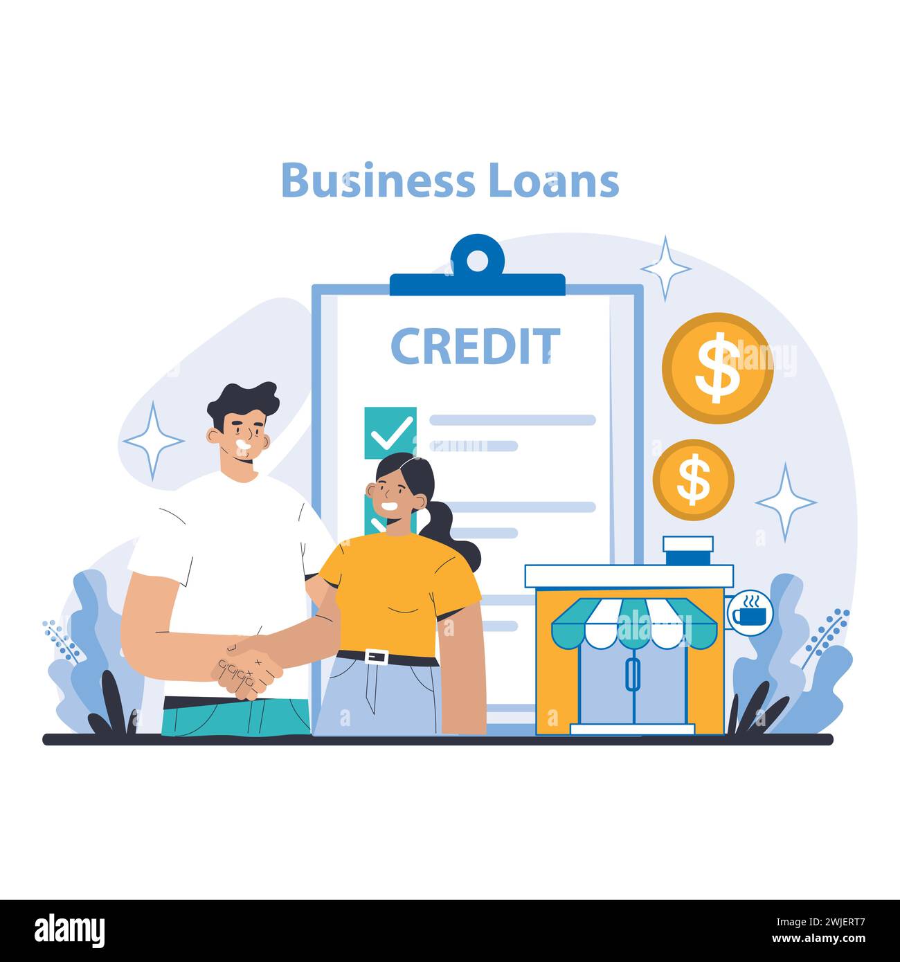 Credit approval Stock Vector Images - Alamy