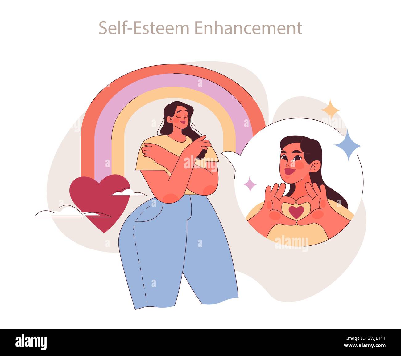 Growth self image Stock Vector Images - Alamy