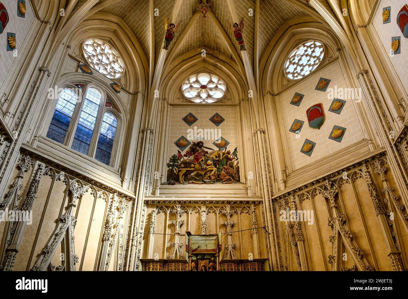 Primatial Cathedral of Saint Mary of Toledo, Spain Stock Photo - Alamy