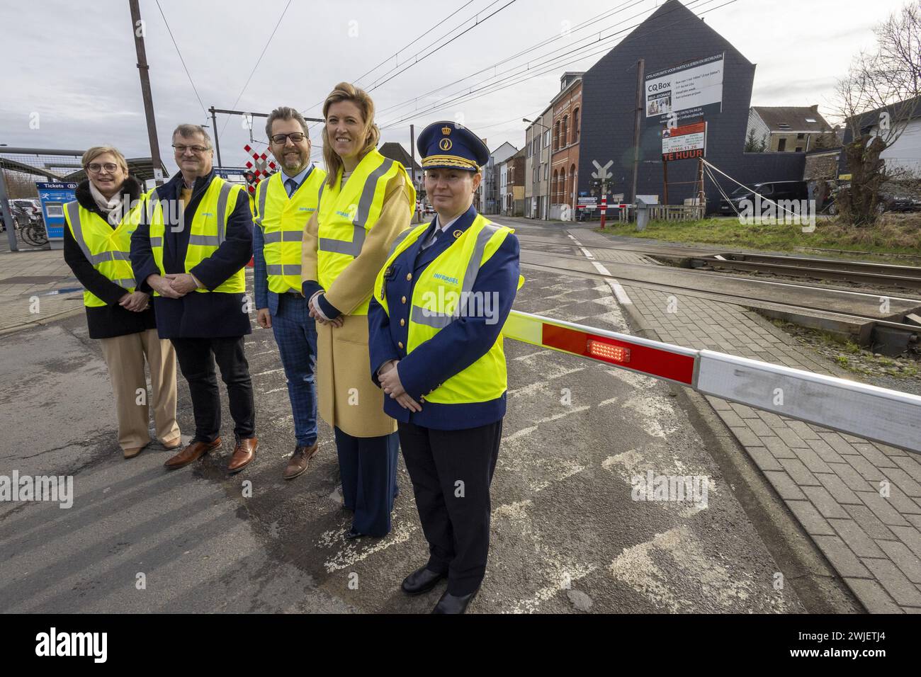 Dilbeek, Belgium. 15th Feb, 2024. VIAS Institute CEO Karin Genoe ...