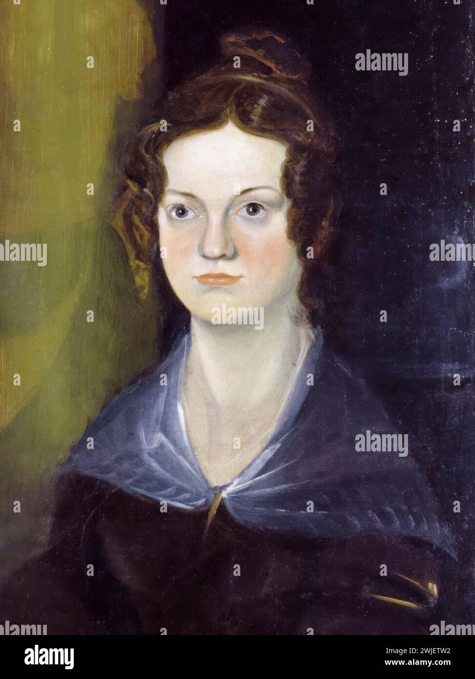 Charlotte Brontë (1816-1855), English novelist and poet, portrait ...