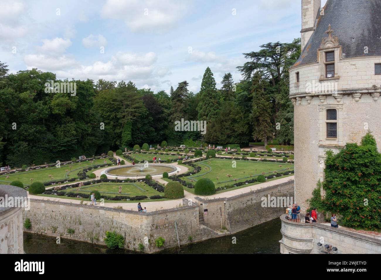 Chenonceaux (central France): the Chateau de Chenonceau, castle ...