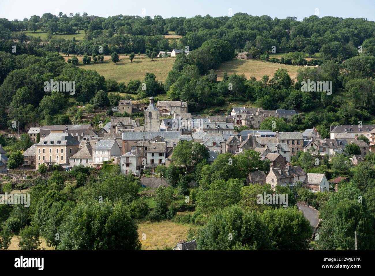 Saint-Chely-d’Aubrac (south of France). Overview of thz Aubrac Regional ...