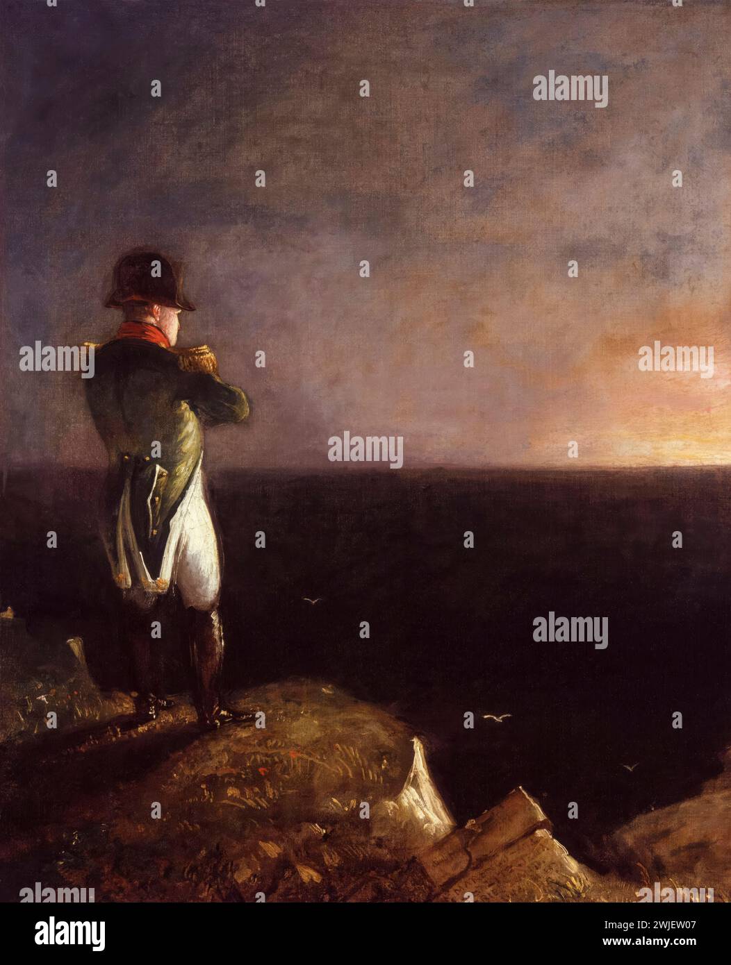 Napoléon Bonaparte (1769-1821) (Napoléon on St Helena), portrait ...