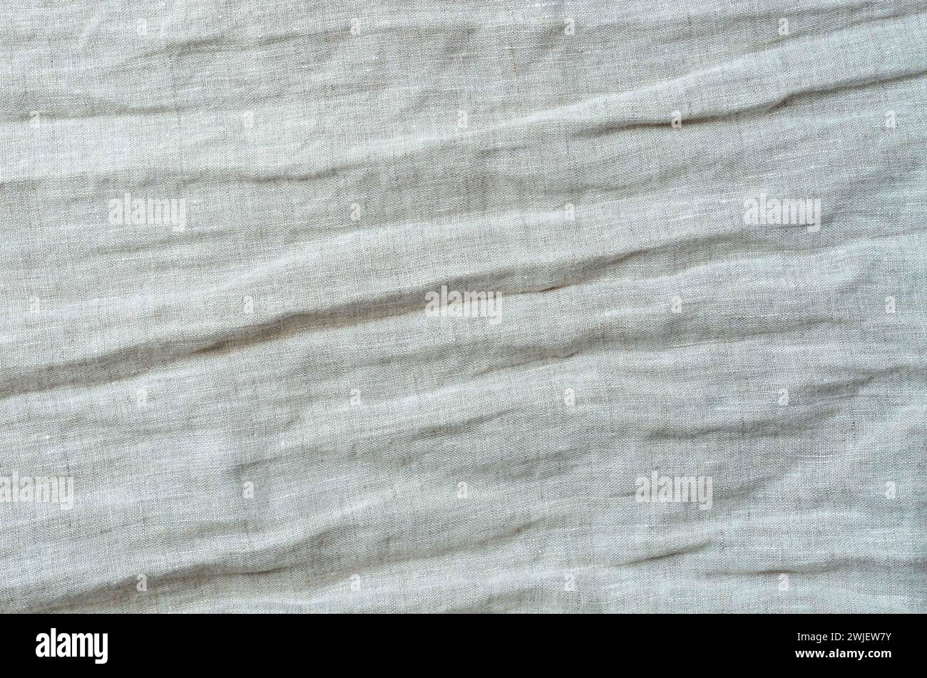 Natural linen wrinkled texture fabric Stock Photo - Alamy