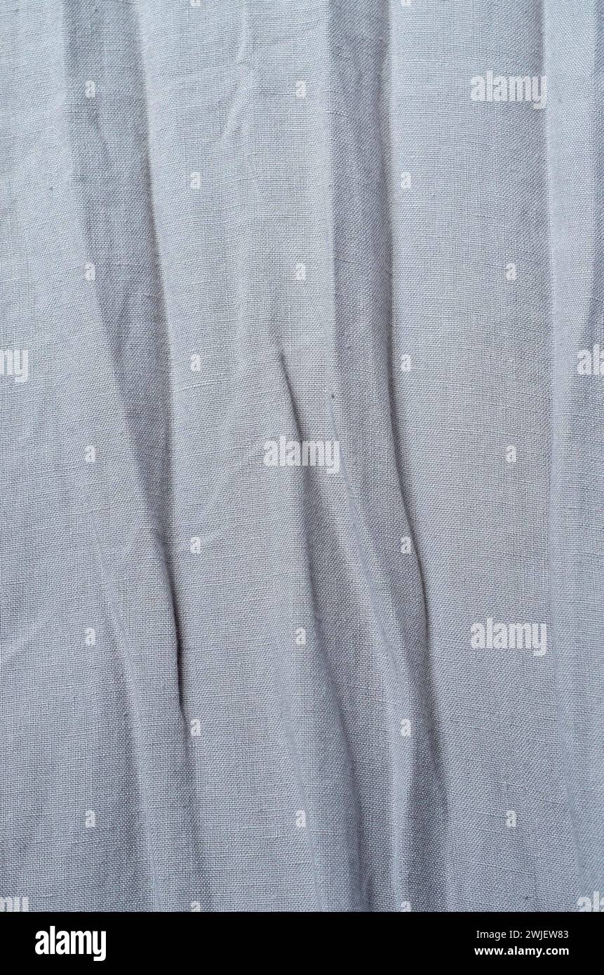 Grey wrinkled linen texture Stock Photo - Alamy