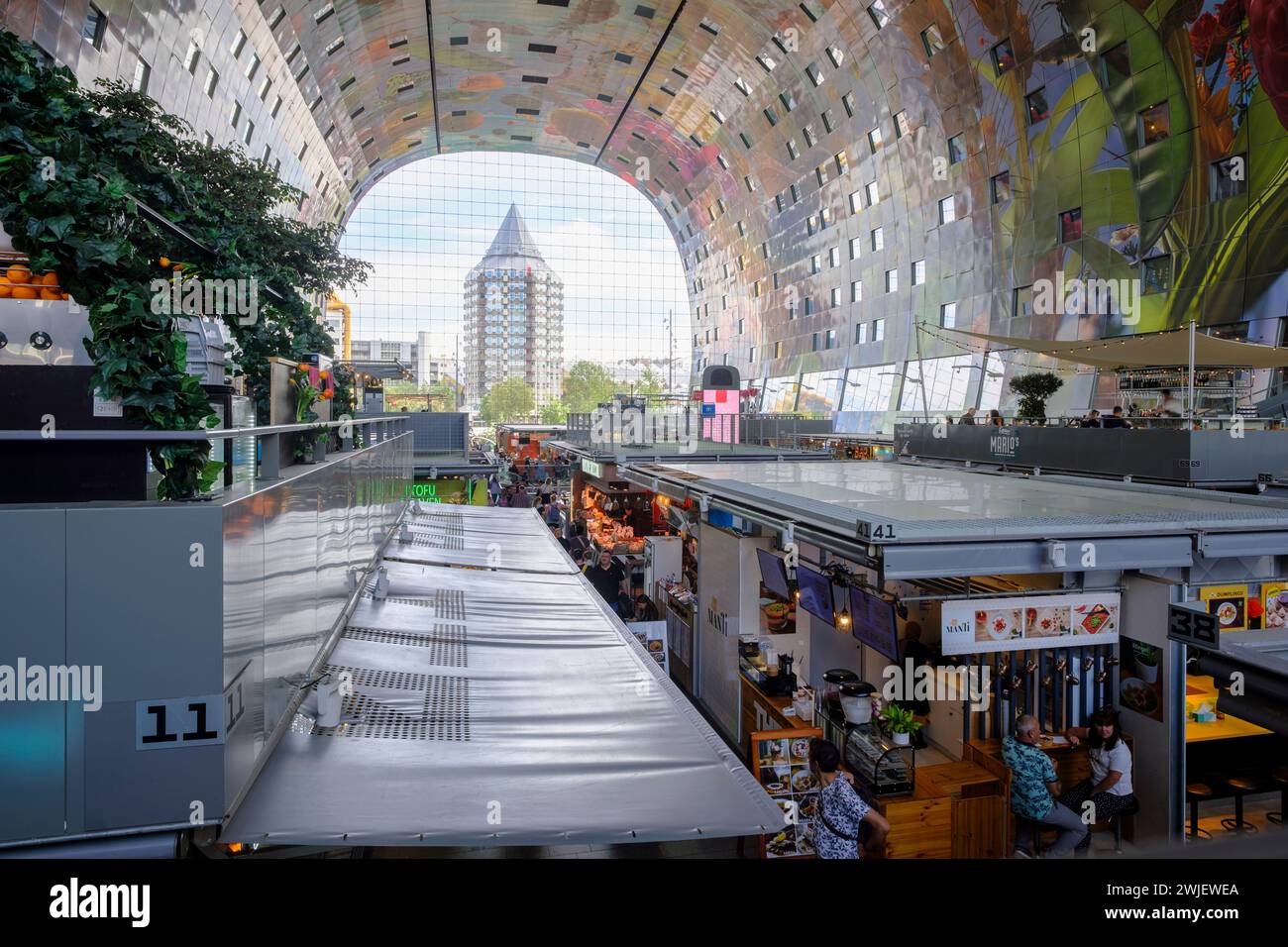 Netherlands, Rotterdam: the Market Hall, “Markthal, in the city center ...