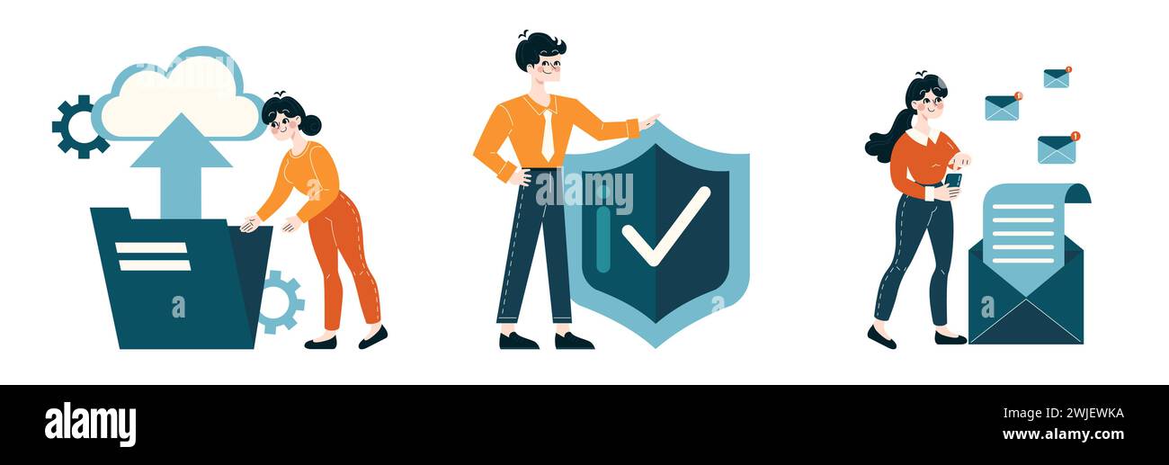 Cybersecurity professionals Stock Vector Images - Alamy